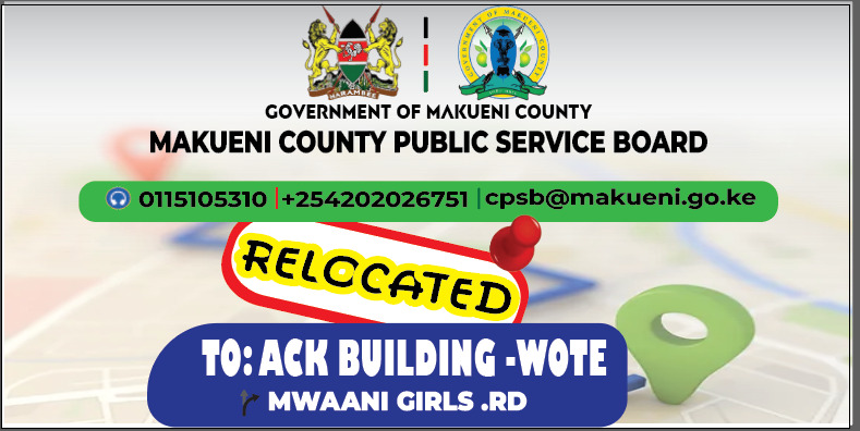 Job Advertisements - MAKUENI COUNTY PUBLIC SERVICE BOARD